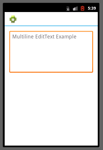 Multiline EditText In Android Example Code2care